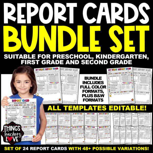 Report Cards (Editable) | Made By Teachers