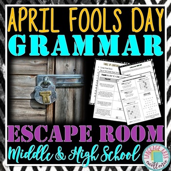 April Fool's Day Grammar Escape Room | Made By Teachers