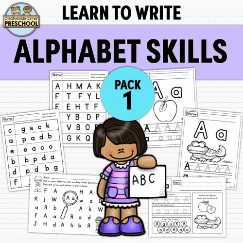Learn To Write Alphabet Skills Pack 1 | Made By Teachers