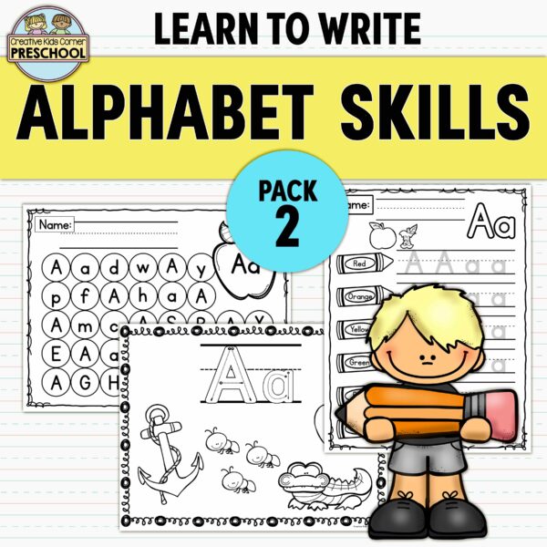 Learn To Write Alphabet Skills Pack 2 | Made By Teachers