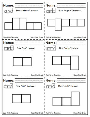 First Grade Sight Word Task Cards | Made By Teachers