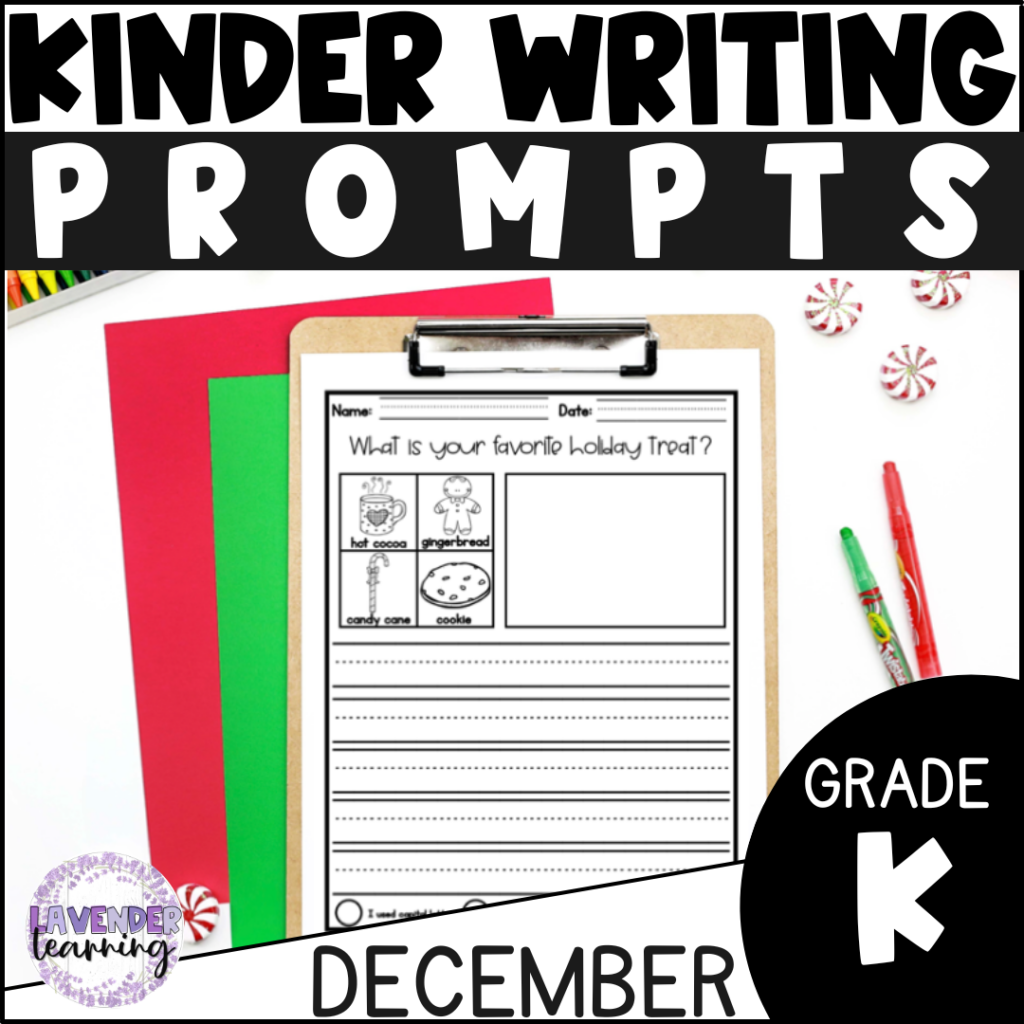 Writing Prompts for Kindergarten and 1st Grade Bundle - Writing Journal ...