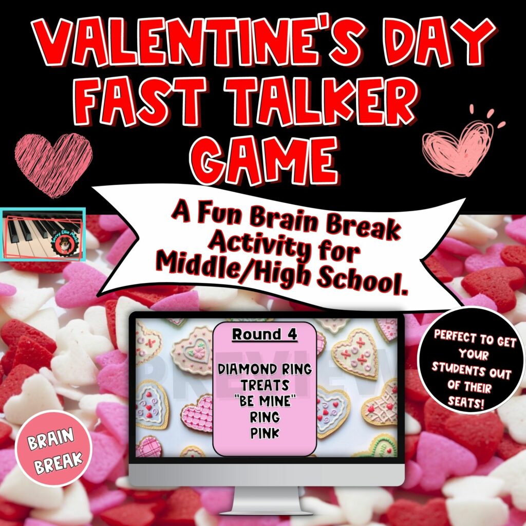 Valentine's Day Fast Talker Game- Brain Break Activity | Made By Teachers