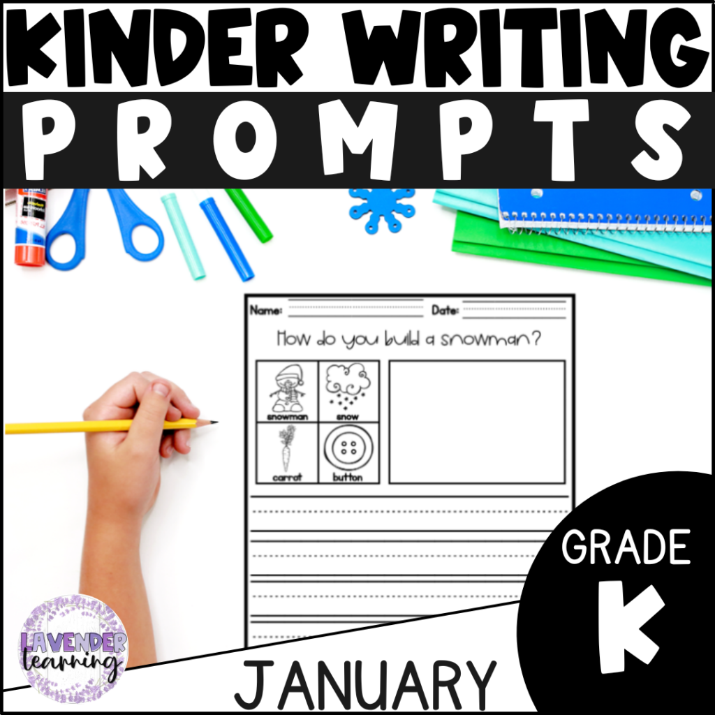 July Writing Prompts for Kindergarten and 1st Grade - Summer Writing ...