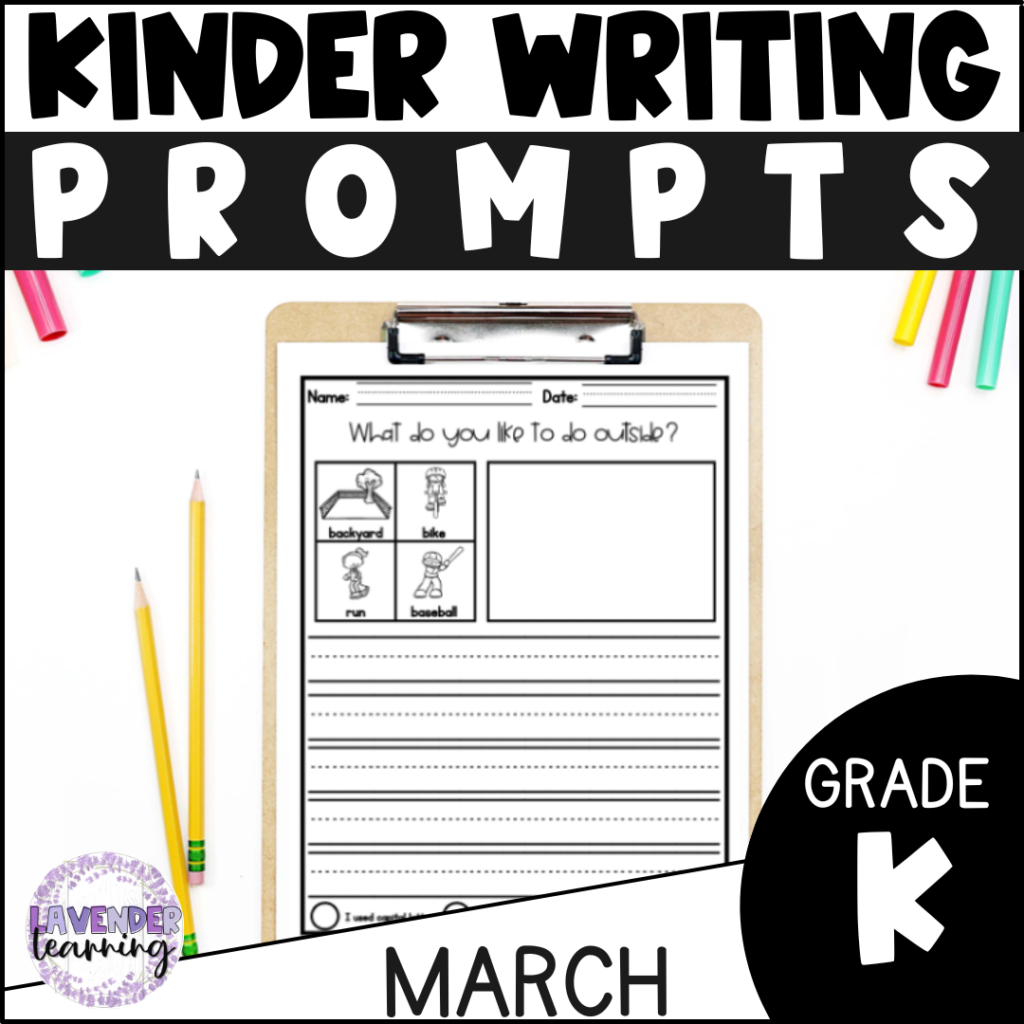 May Writing Prompts for Kindergarten and 1st Grade - Summer Writing ...