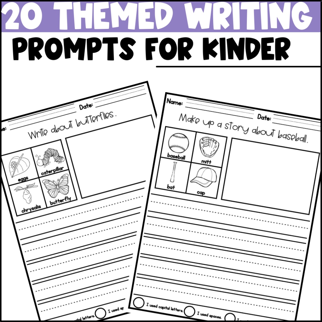May Writing Prompts for Kindergarten and 1st Grade - Summer Writing ...