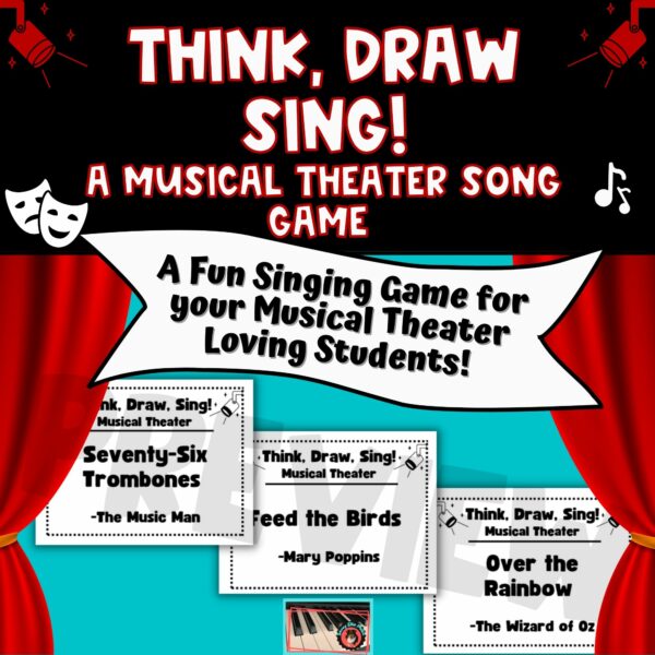 Think, Draw, Sing! A Musical Theater Singing Game for Choirs | Made By ...