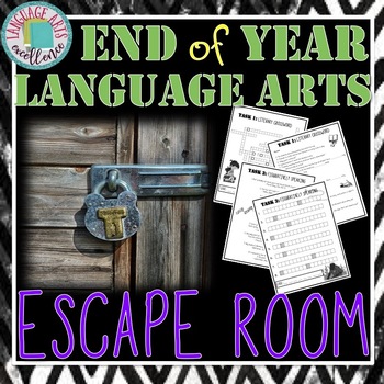 End of Year ELA Digital Escape Room | Made By Teachers