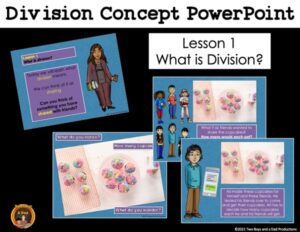 Division PowerPoint with Worksheet Printables - Made By Teachers
