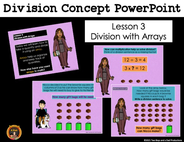 Division PowerPoint with Worksheet Printables | Made By Teachers