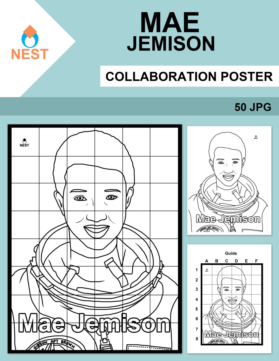 Mae Jemison Collaboration Poster | Made By Teachers