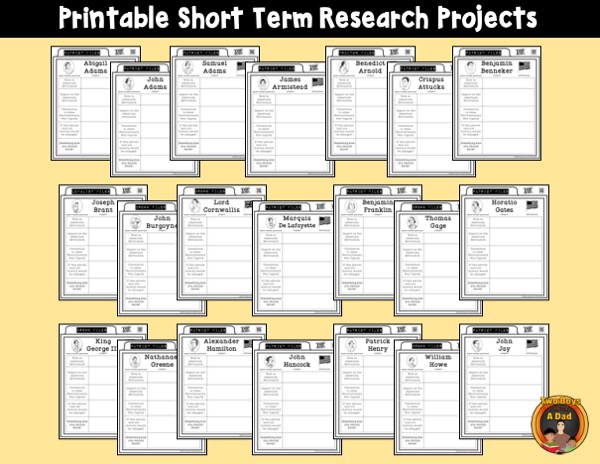 American Revolution Historical Figures Posters Worksheets | Made By ...