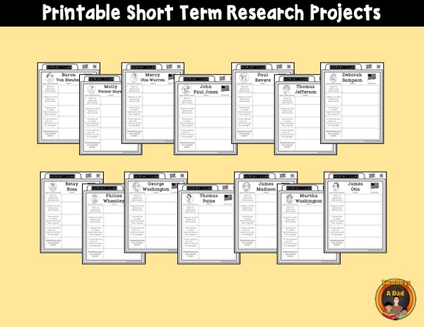 American Revolution Historical Figures Posters Worksheets | Made By ...