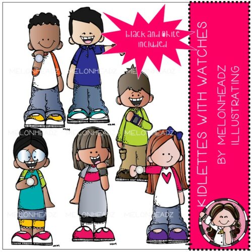 Kidlettes clipart Springtime MINI set 2 by Melonheadz | Made By Teachers
