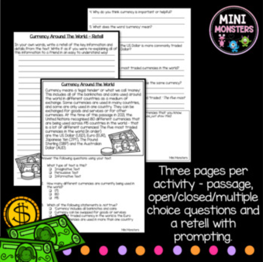 2nd Grade Reading Comprehension Passages and Questions, Set 3 | Made By ...