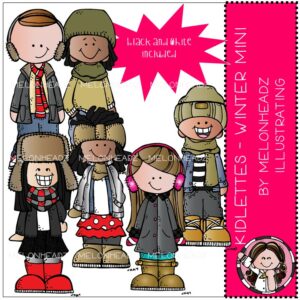 Kidlettes clipart fall MINI set 1 by Melonheadz | Made By Teachers