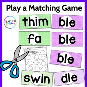 SYLLABLE TYPES Science of Reading GAMES Vowel Teams, R Controlled & Cle ...