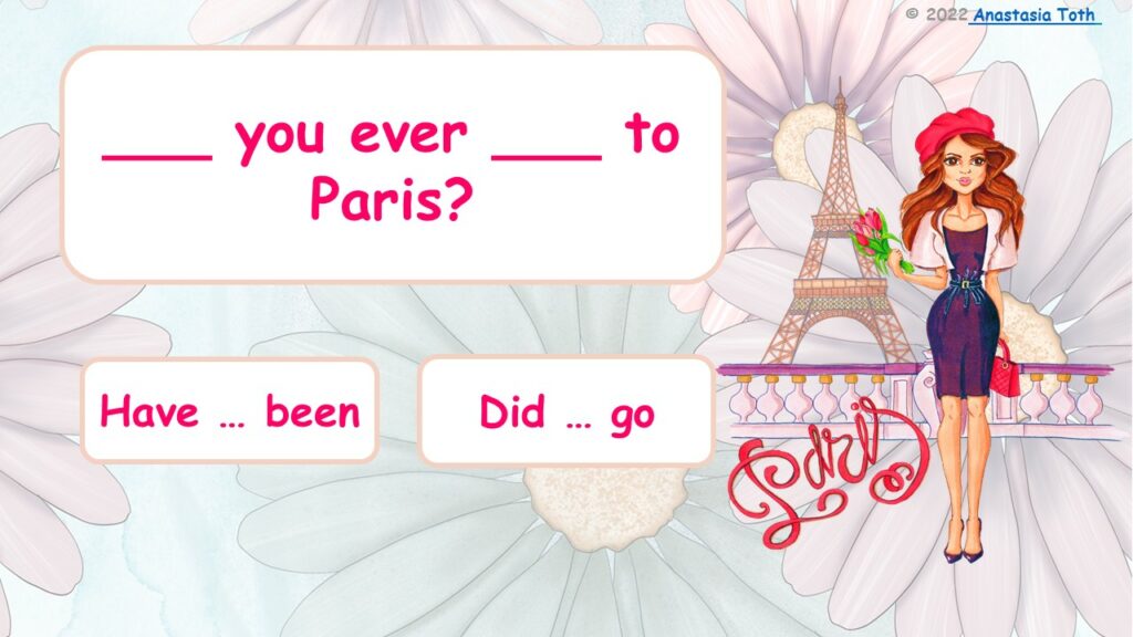 PRESENT PERFECT or PAST SIMPLE interactive game quiz test ESL activity ...