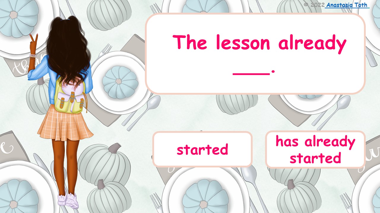 PRESENT PERFECT interactive game quiz | ESL grammar activity exercises ...