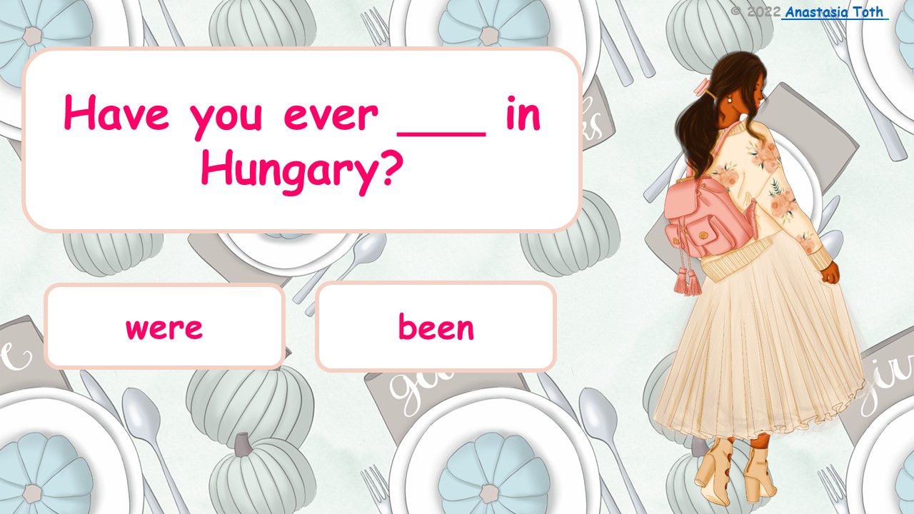 PRESENT PERFECT interactive game quiz | ESL grammar activity exercises ...