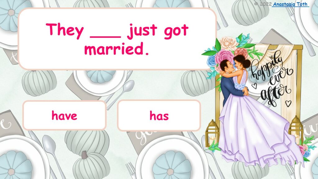 PRESENT PERFECT interactive game quiz | ESL grammar activity exercises ...