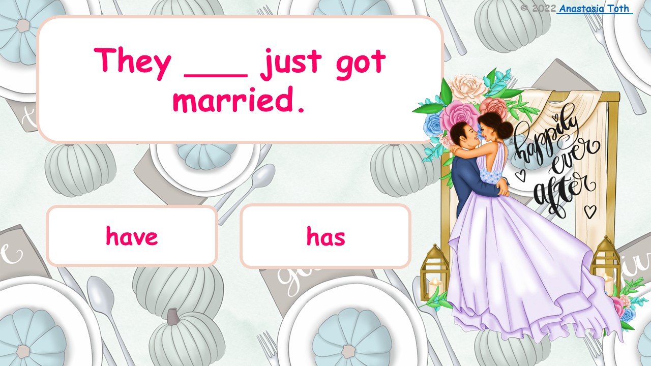 PRESENT PERFECT interactive game quiz | ESL grammar activity exercises ...