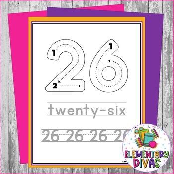 Tracing Numbers 0-100 (Pre-k & Kindergarten Handwriting Practice ...