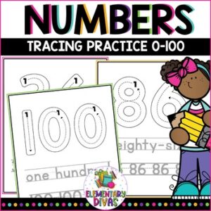 Tracing Numbers 0-100 (Pre-k & Kindergarten Handwriting Practice ...