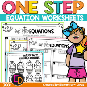 Solving Basic One Step Equations Practice | Made By Teachers