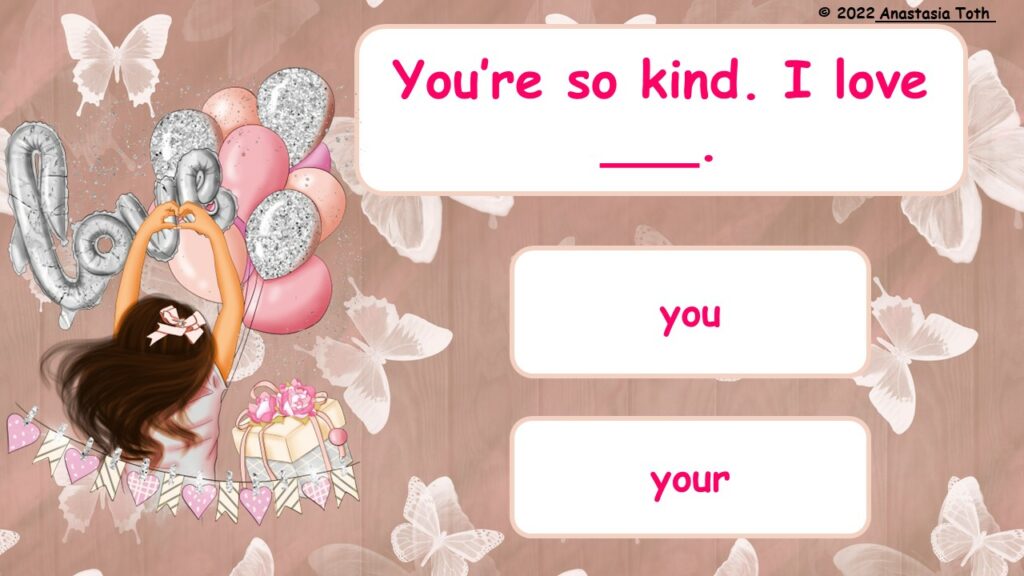 ESL ELL EFL English interactive object pronouns grammar game quiz ...