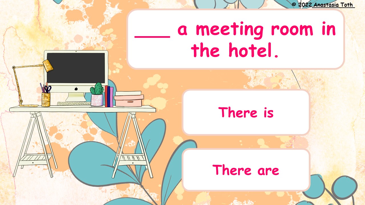 ESL grammar activities There is / are interactive game quiz for adults ...