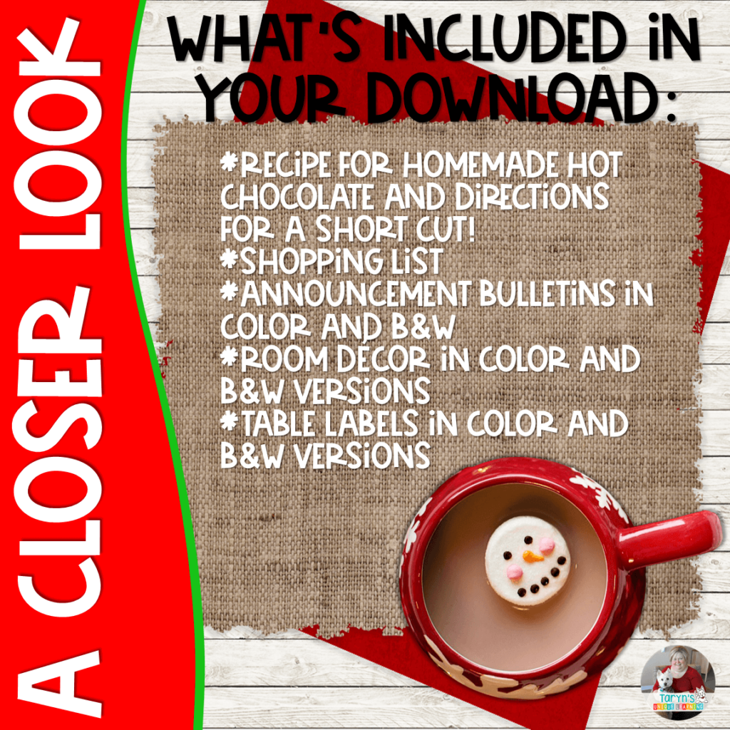 Staff Morale | Hot Cocoa Bar | Made By Teachers