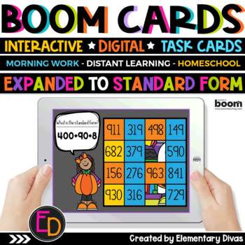 BOOM CARDS Halloween Mystery Picture - Expanded to Standard Form | Made ...