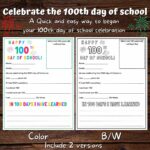 100th day of school activities for K, 1st, 2nd, 3rd, and 4th | Made By ...