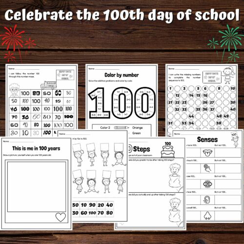 100th day of school activities for K, 1st, 2nd, 3rd, and 4th | Made By ...
