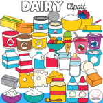 Dairy food Clip Art - Food Group Clip Art | Made By Teachers