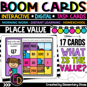 BOOM CARDS Place Value What is the Value | Made By Teachers
