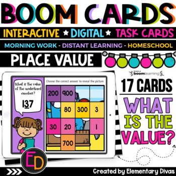 BOOM CARDS Place Value What is the Value | Made By Teachers