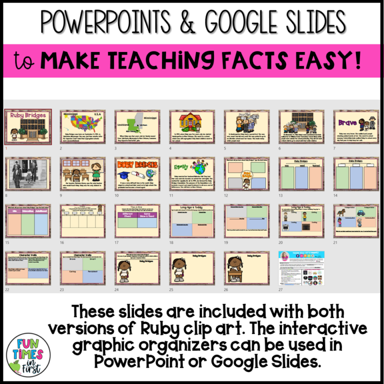 Ruby Bridges Activities - Little Books, Timelines, Crown Craft and More ...