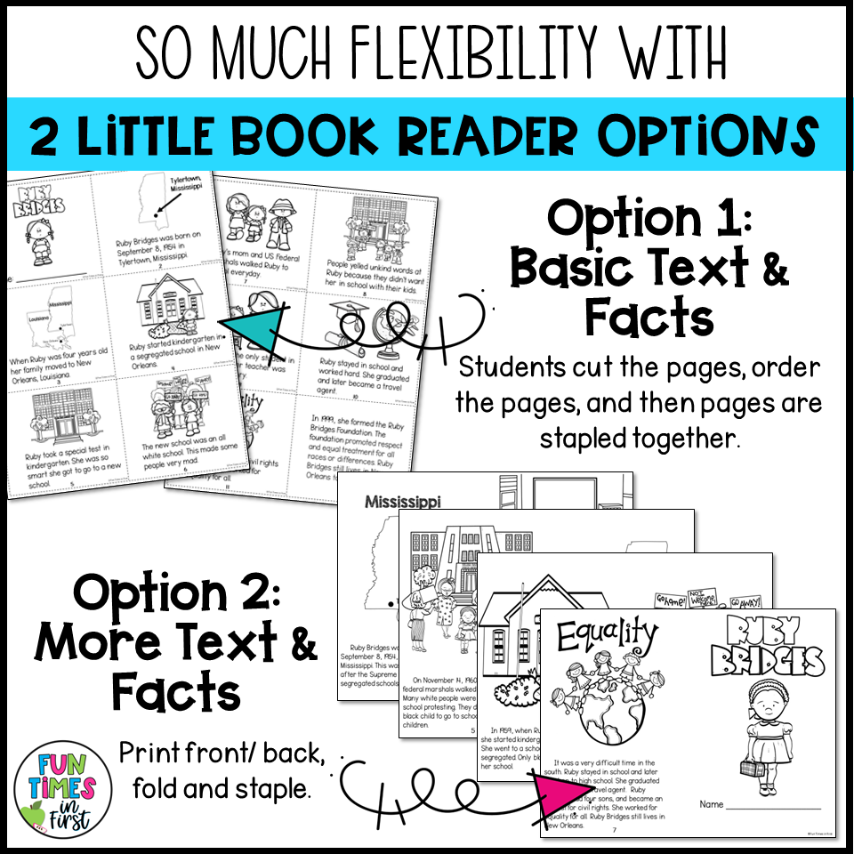 Ruby Bridges Activities - Little Books, Timelines, Crown Craft and More ...