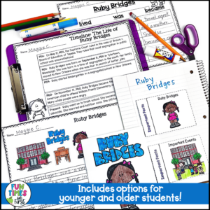 Ruby Bridges Activities - Little Books, Timelines, Crown Craft and More ...