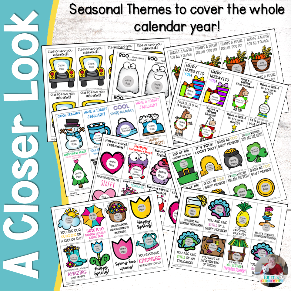 Staff Morale | Scratch Off Tickets | Made By Teachers