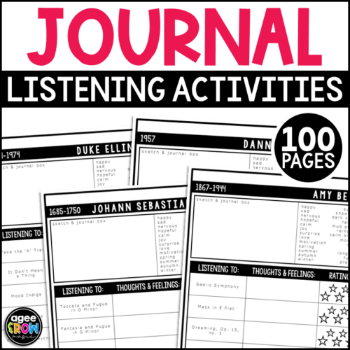 Classical Music Activities | 100 Composer Journal Pages | Made By Teachers