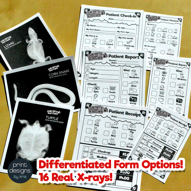 Dramatic Play Veterinarian Office - Vet - Preschool and Kindergarten ...