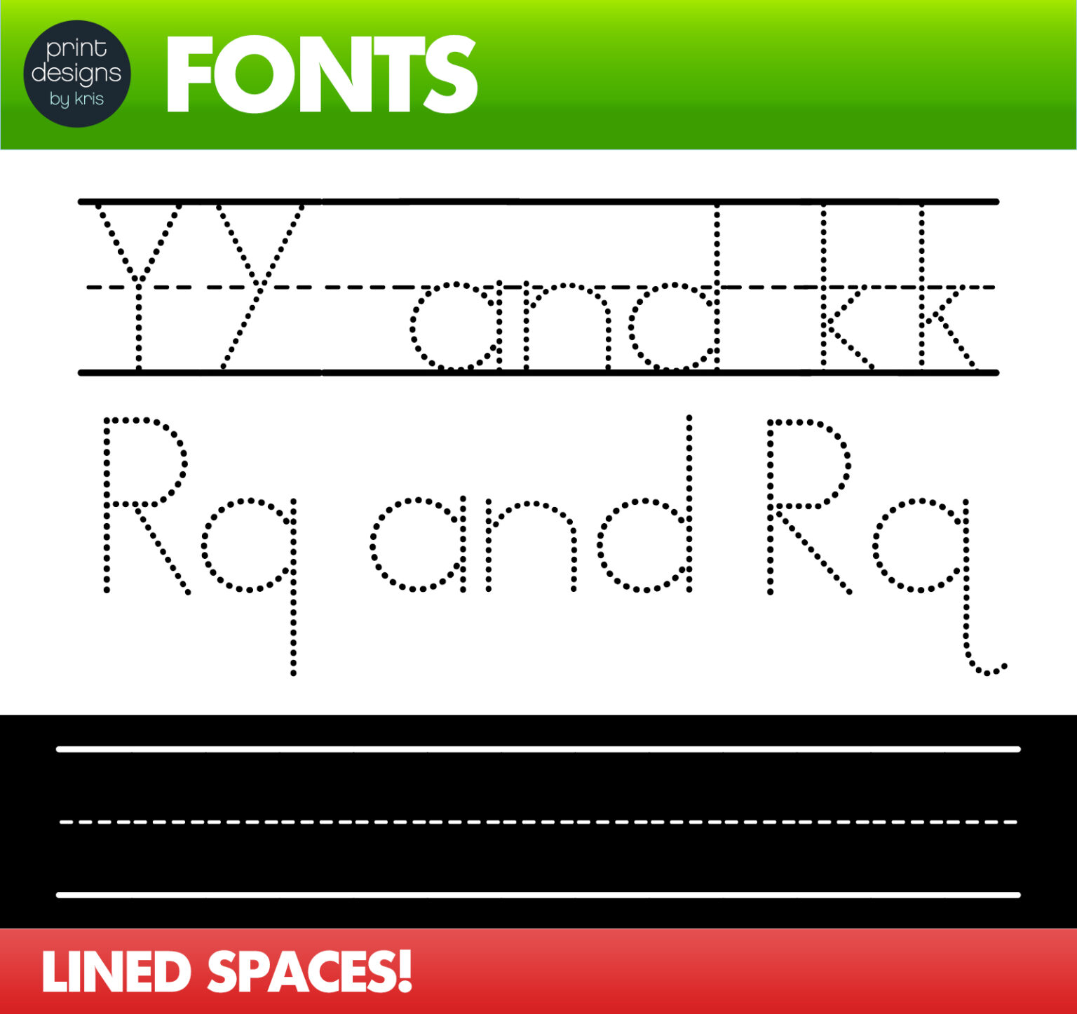 Font for Tracing Letters - Letter Tracing Font - Trace the alphabet ...