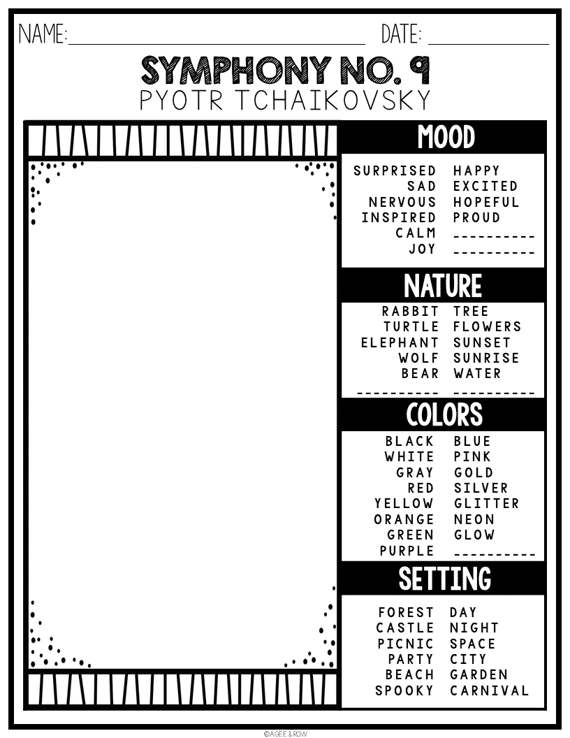 Classical Music Activities | Pyotr Tchaikovsky | Made By Teachers