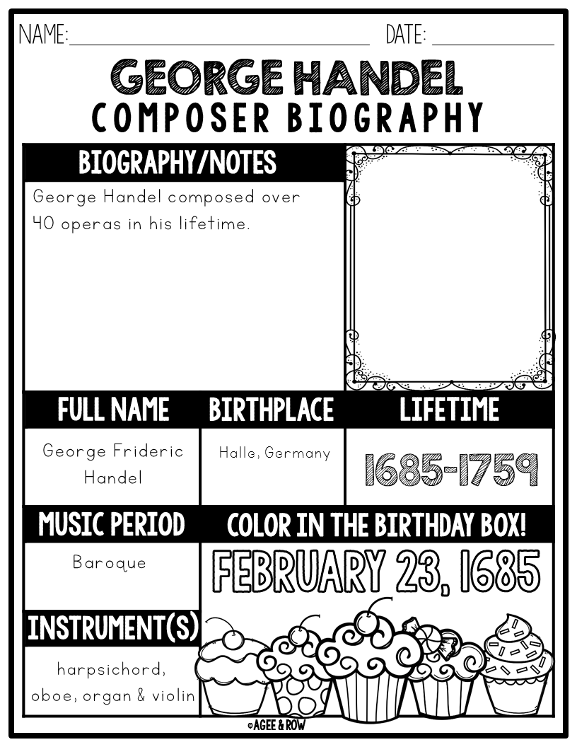 Classical Music Activities | George Handel | Made By Teachers