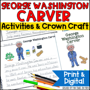 George Washington Carver Activities - Little Books, Timelines, Crown ...
