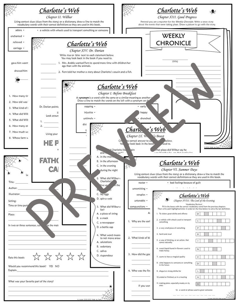 E. B. White Novel Studies Bundle | Made By Teachers