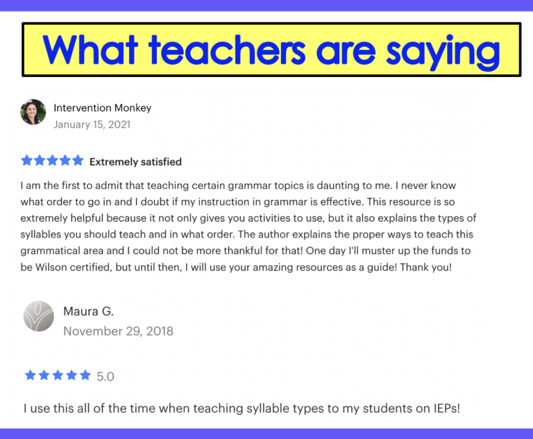 6 SYLLABLE TYPES GAMES & SORTS PRINTABLES Bundle | Made By Teachers